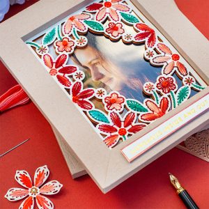 Die - Cut Embroidered Frame Spellbinders Kits May 2021 Inspirational ...