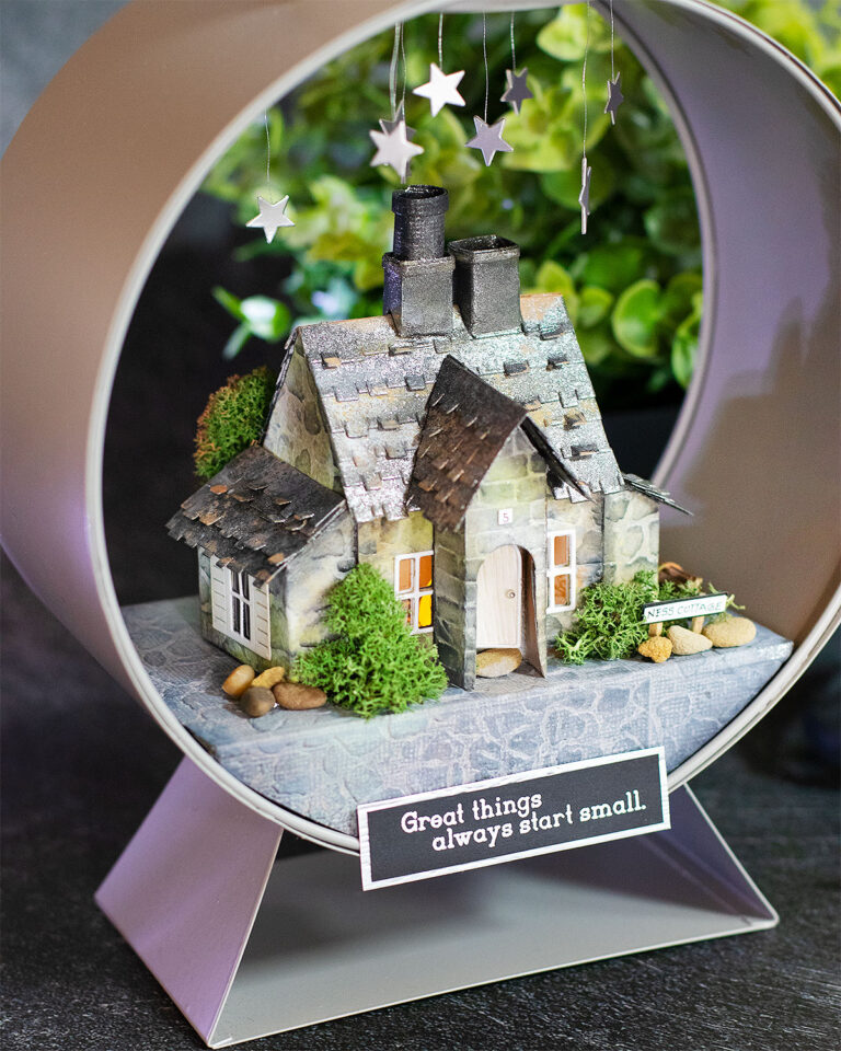 Tim Holtz Village Paper Cottage I - Bibi Cameron