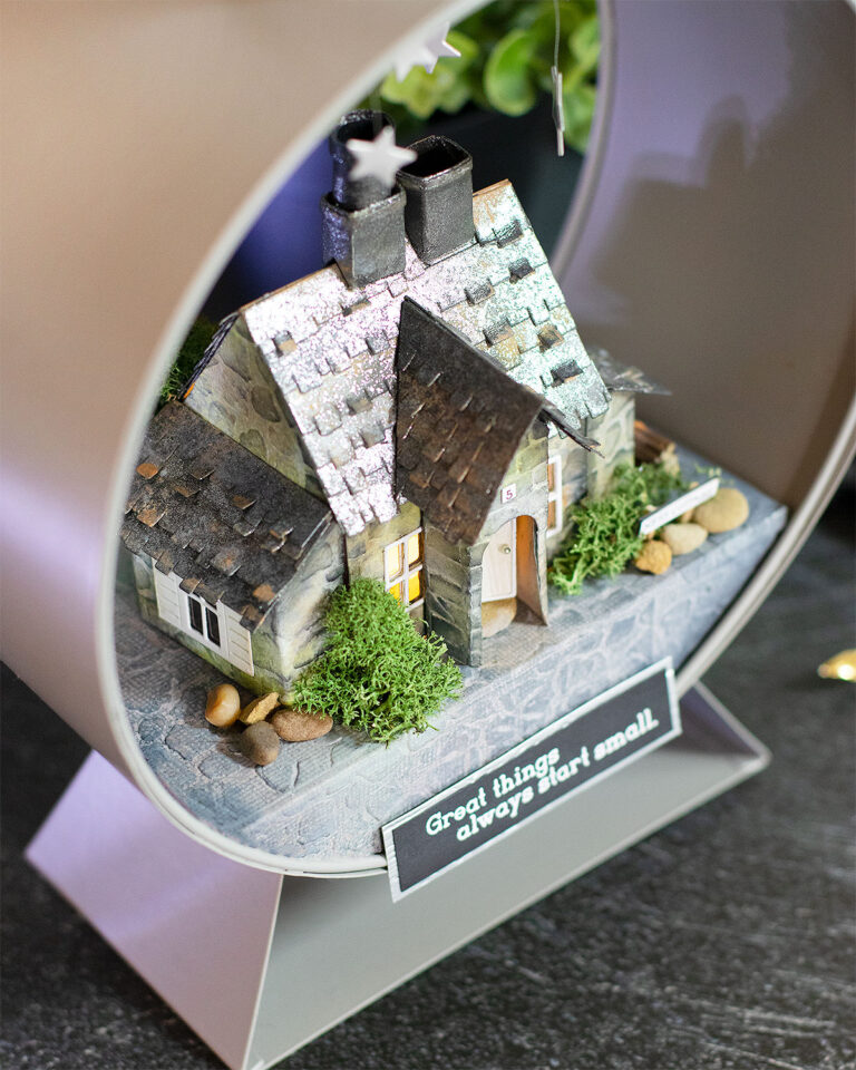 Tim Holtz Village Paper Cottage I - Bibi Cameron
