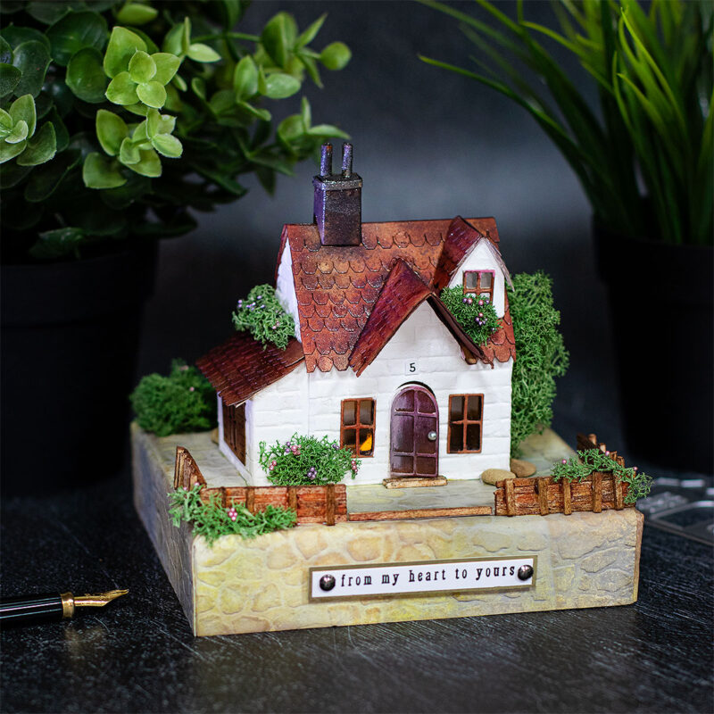 Tim Holtz Village Paper Cottage II - Bibi Cameron
