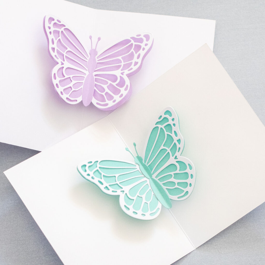 Pop Up Butterfly Card Tutorial Spellbinders Bibi s Butterflies Bibi Cameron