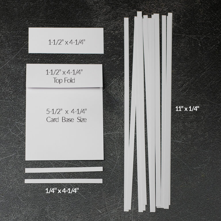 DIY Split Card Design #10 - Wowen Panels - Bibi Cameron