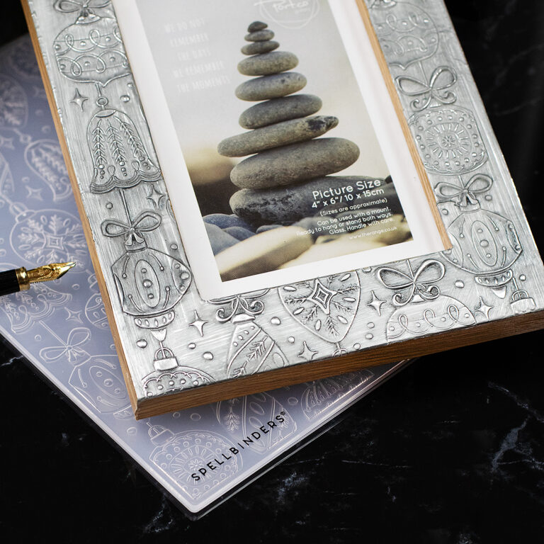 DIY Metal Embossed Picture Frame - Bibi Cameron