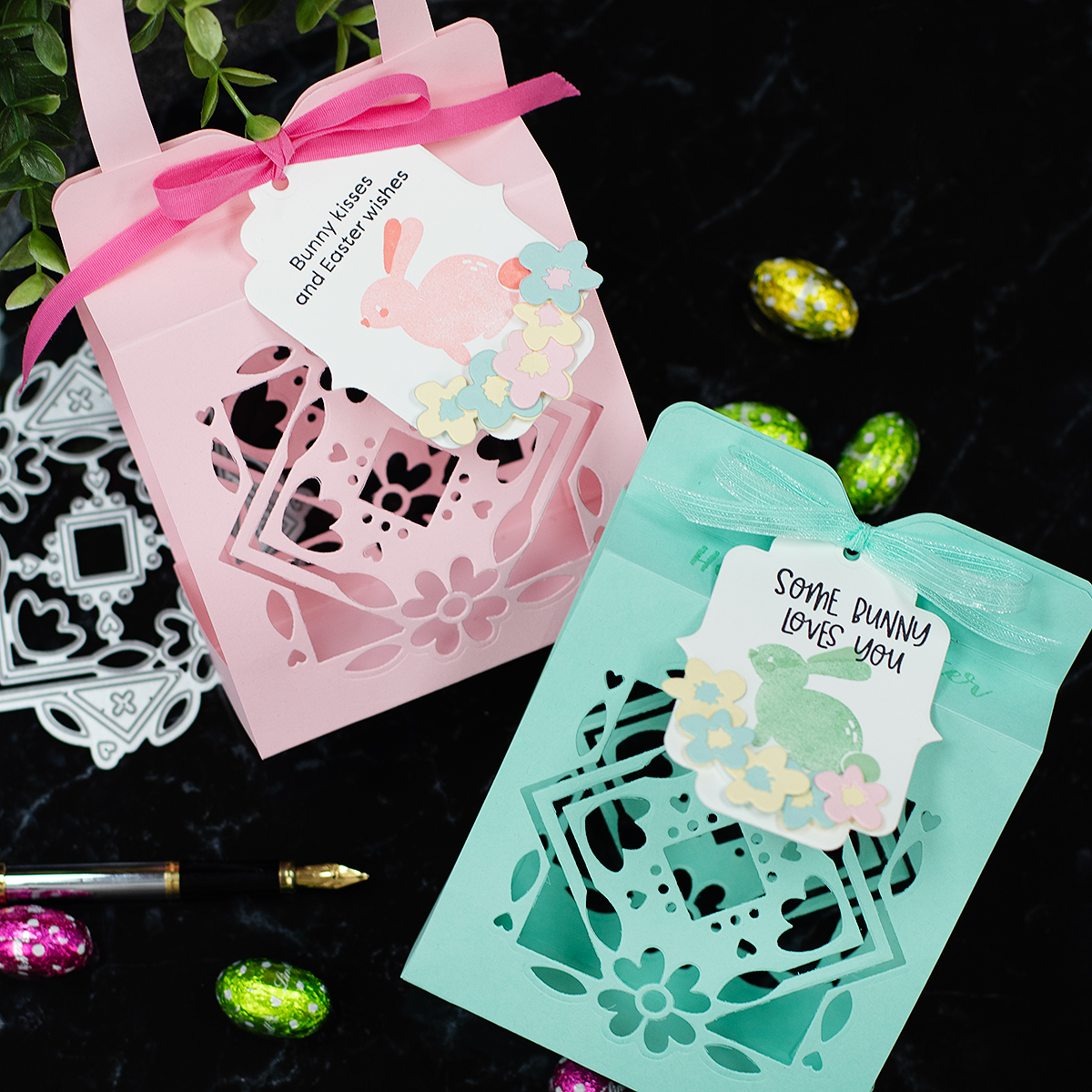 SSS Splendor Blog Hop - Easter Treat Box Idea - Bibi Cameron