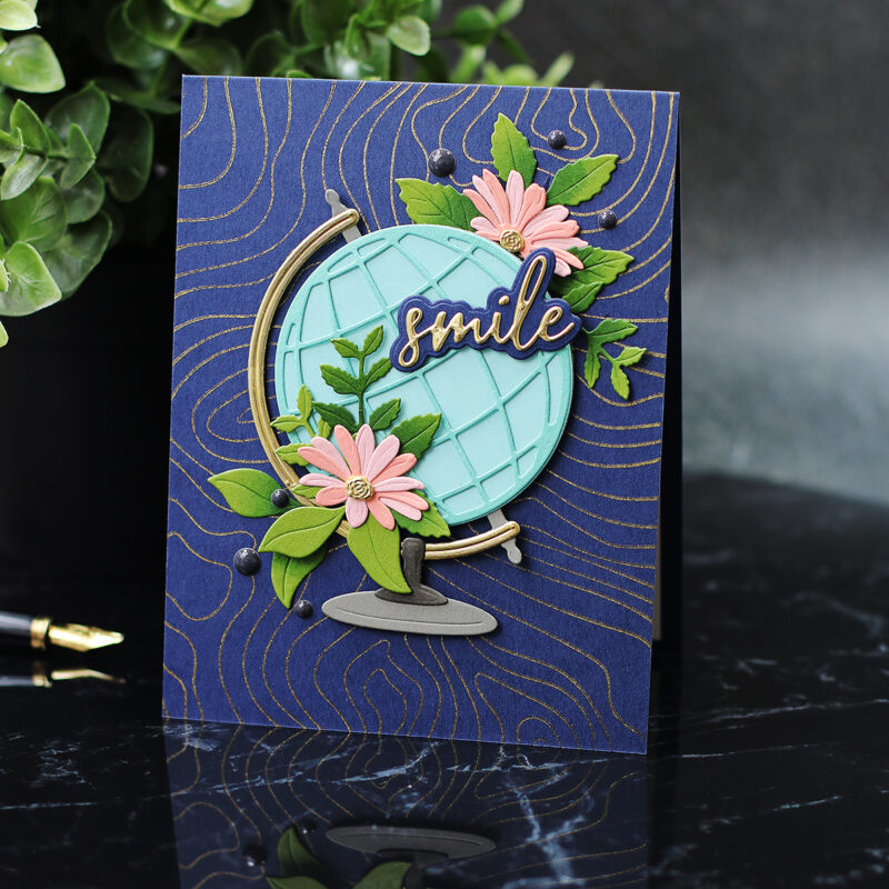 Easy World Map Cards | Altenew World In Bloom - Bibi Cameron