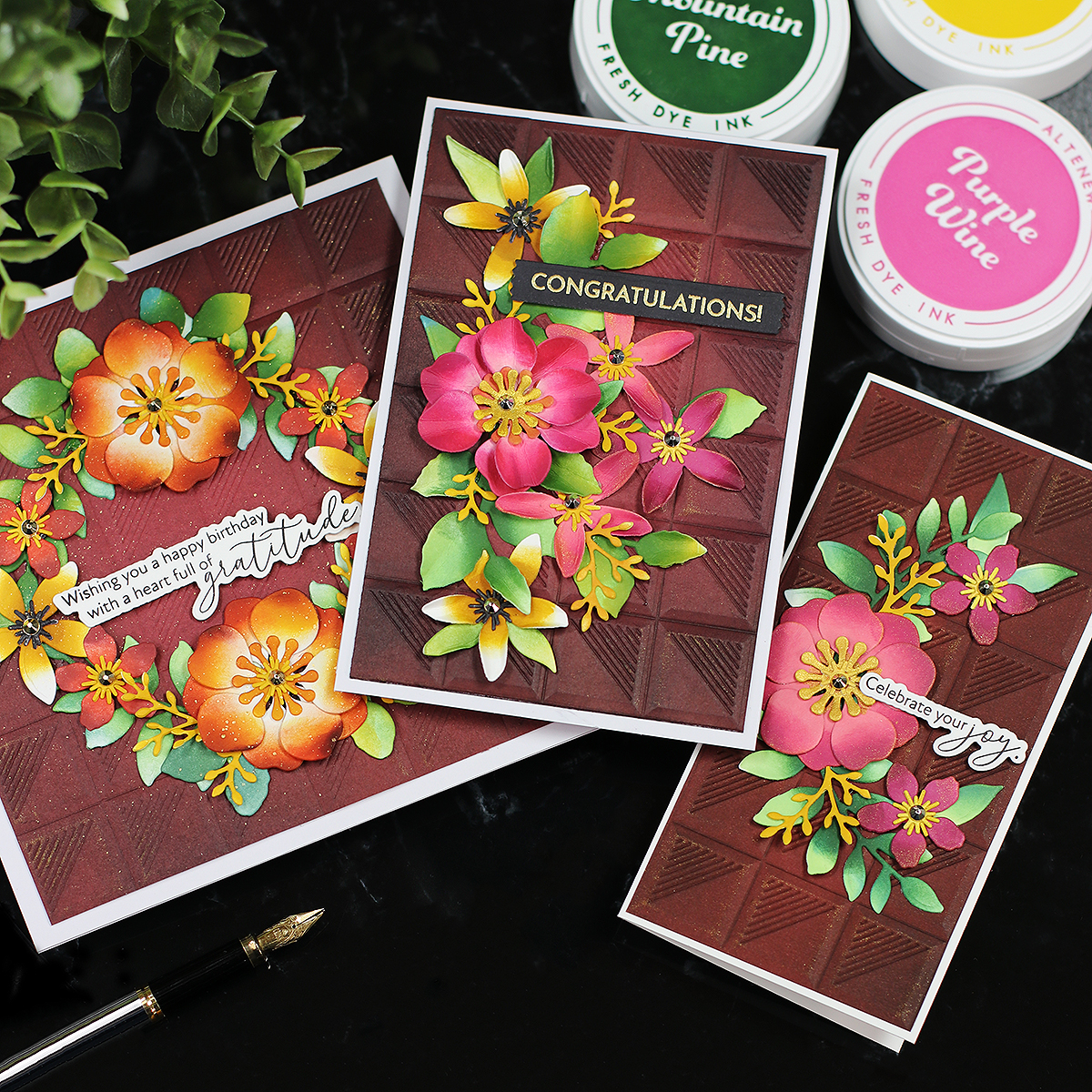 Chocolate Bar Cards | Altenew Chocolate Flowers - Bibi Cameron